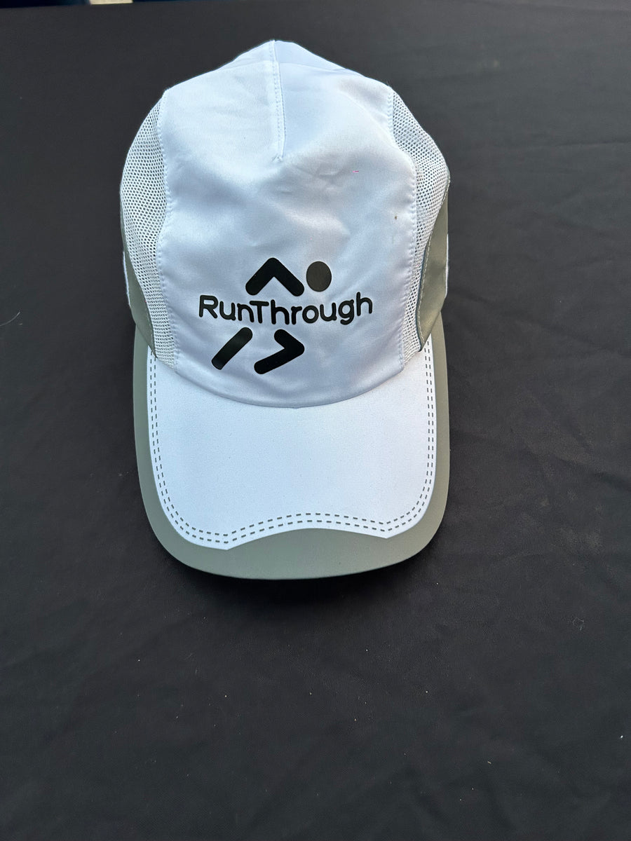 RunThrough White Running Cap – RunThrough Kit
