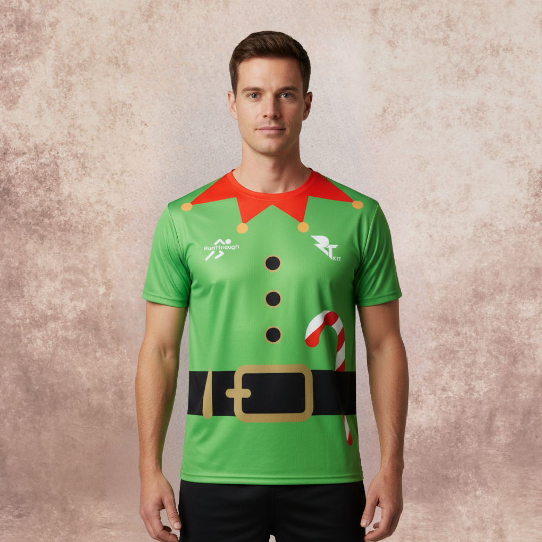 Christmas Elf Unisex Running T-Shirt – RunThrough Kit
